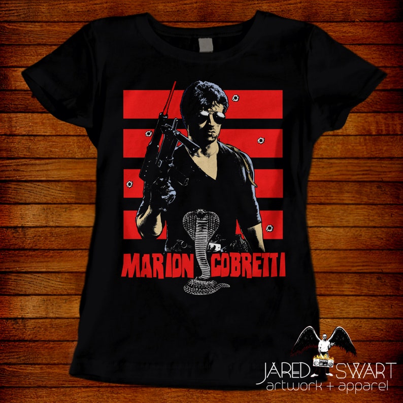 Cobra T-shirt 80s Marion Cobretti. Sizes S M L XL 2XL 3XL 4XL - Etsy