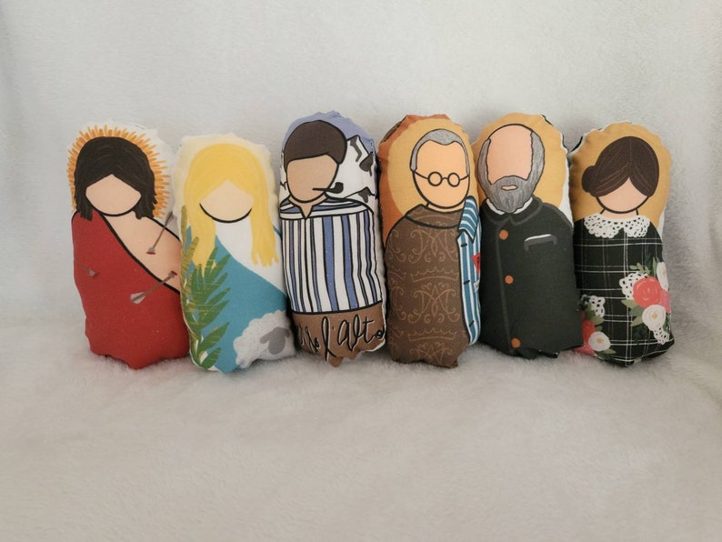 Catholic Saint Plush Doll/rattle - Etsy