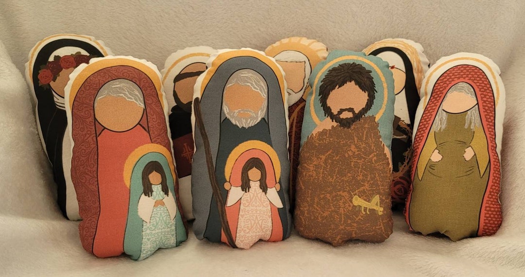 Catholic Saint Plush Dolls/rattle - Etsy