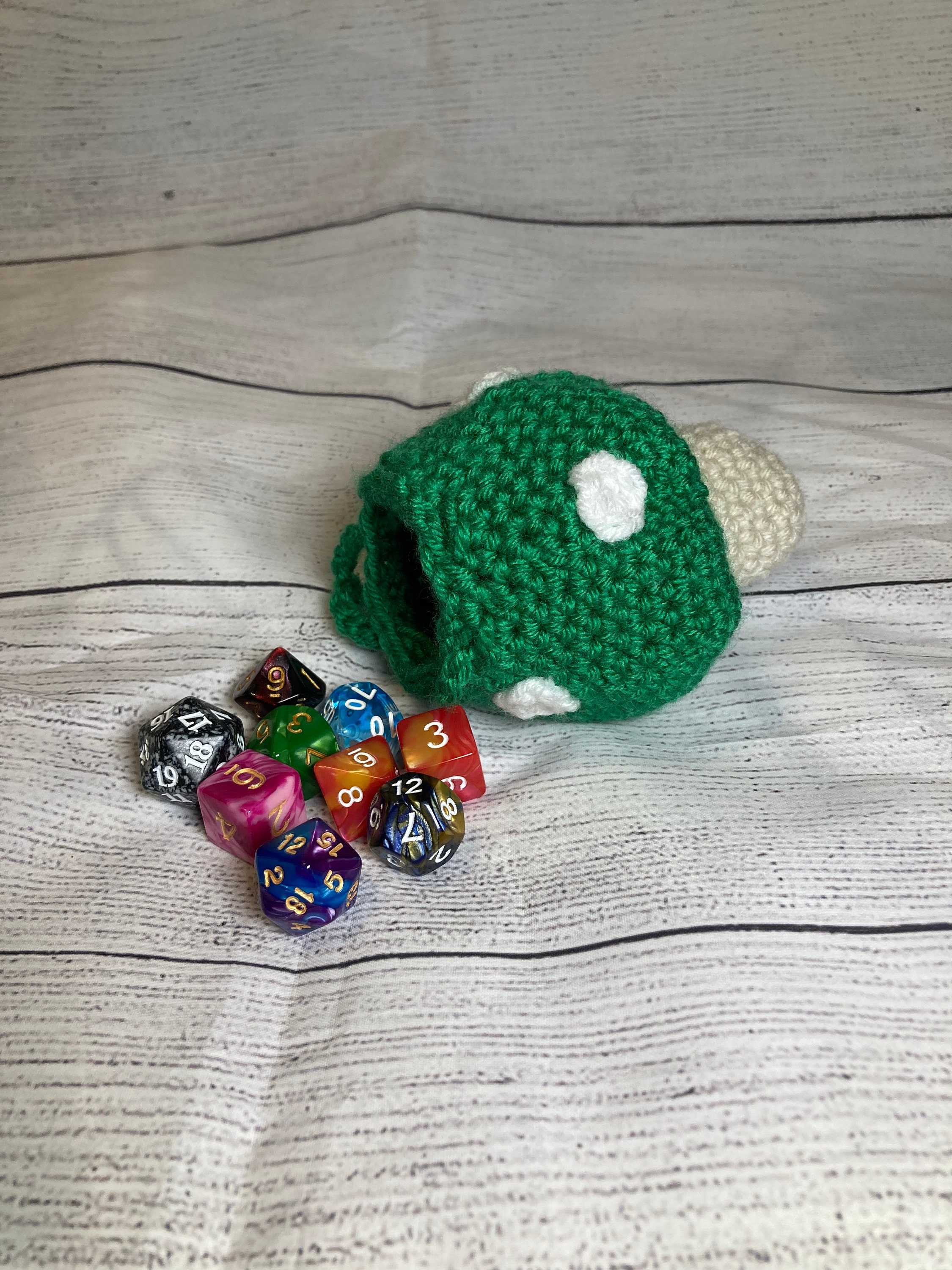 Handmade Mini Mushroom Dice Bag: Tabletop Gaming - Etsy