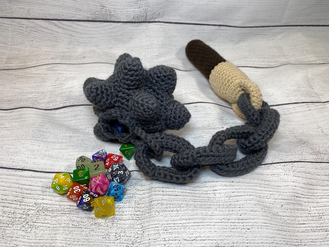 CROCHET PATTERN - Flail Dice Bag / Pouch / Drawstring Bag - Etsy