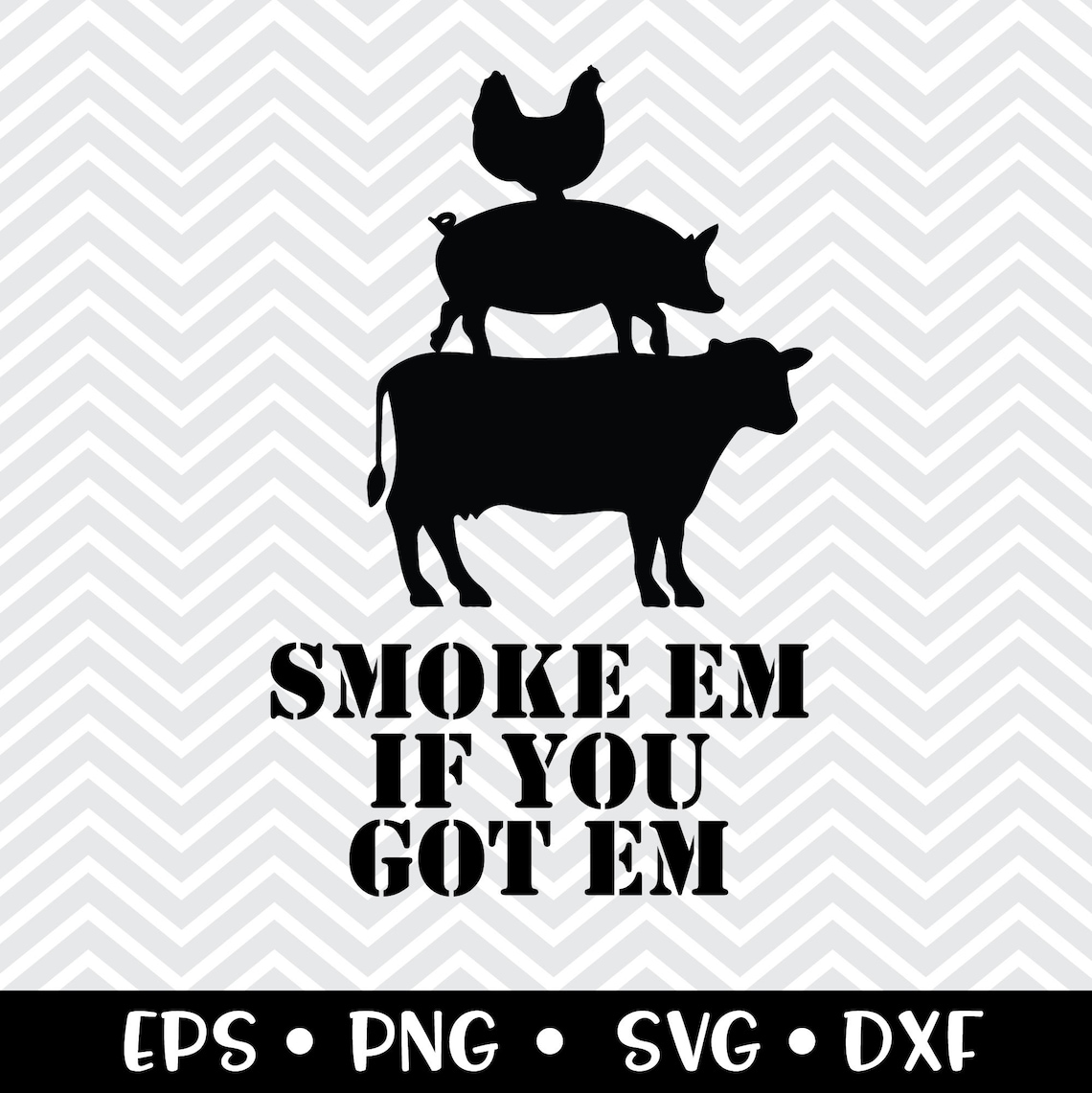 Smoke 'em If You Got 'em SVG / BBQ / Apron - Etsy
