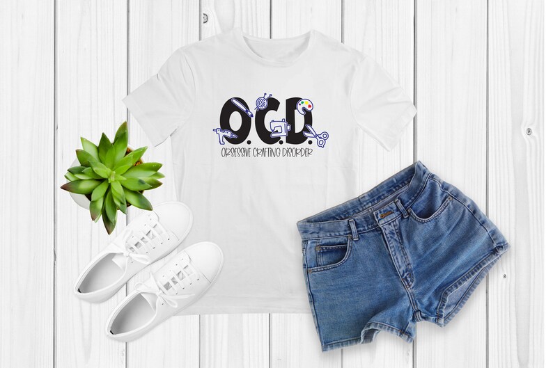 OCD Obsessive Crafting Disorder SVG / Cut File for Cricut / Cut File ...