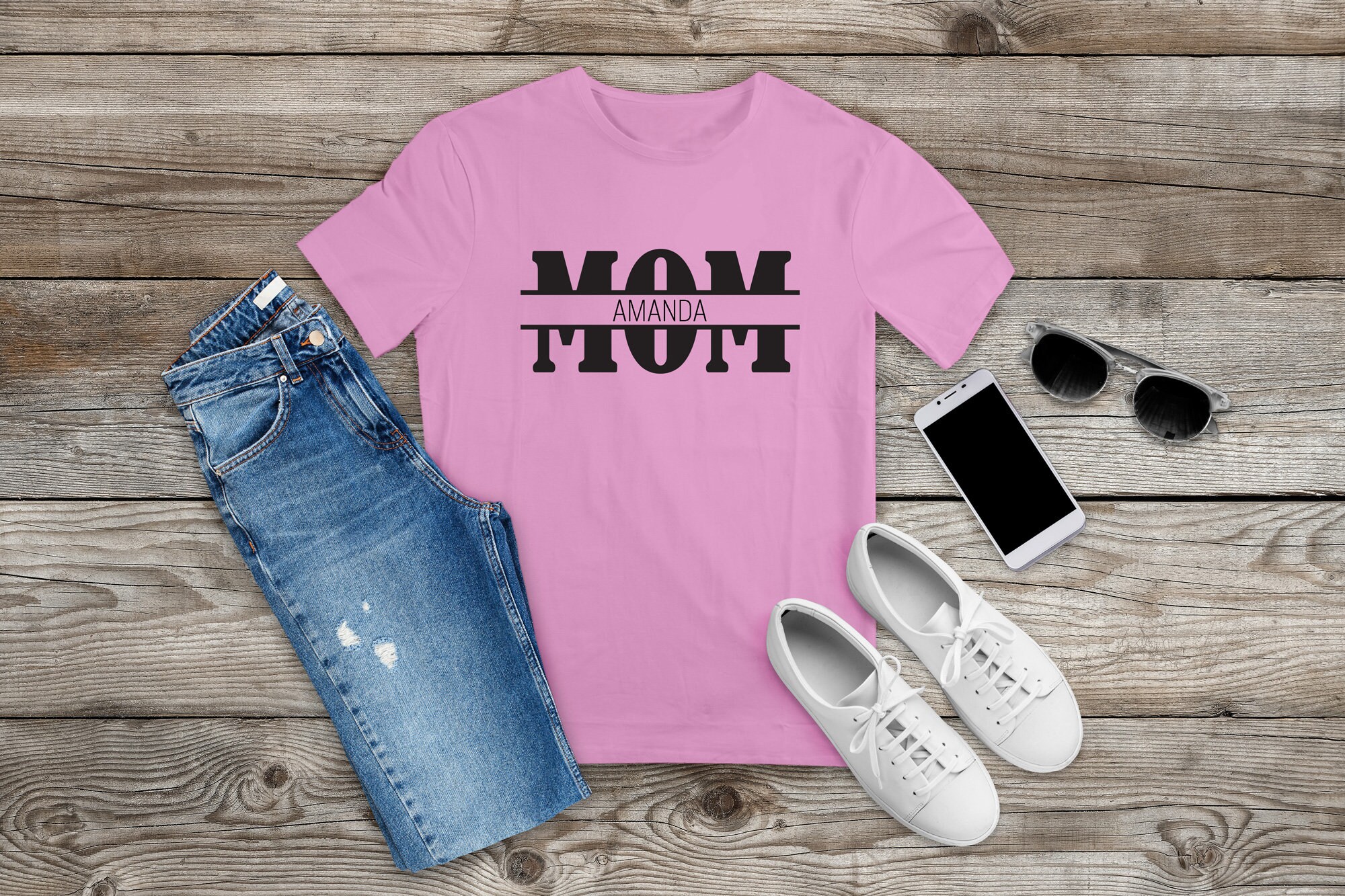 Mom Split Word SVG / Mother's Day / Mommy - Etsy