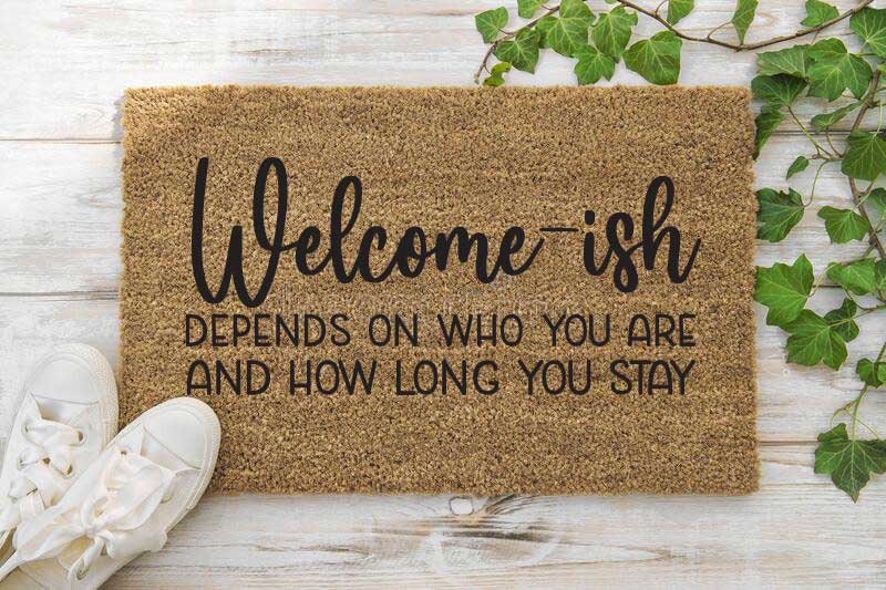 Welcomeish SVG / Door Mat SVG - Etsy