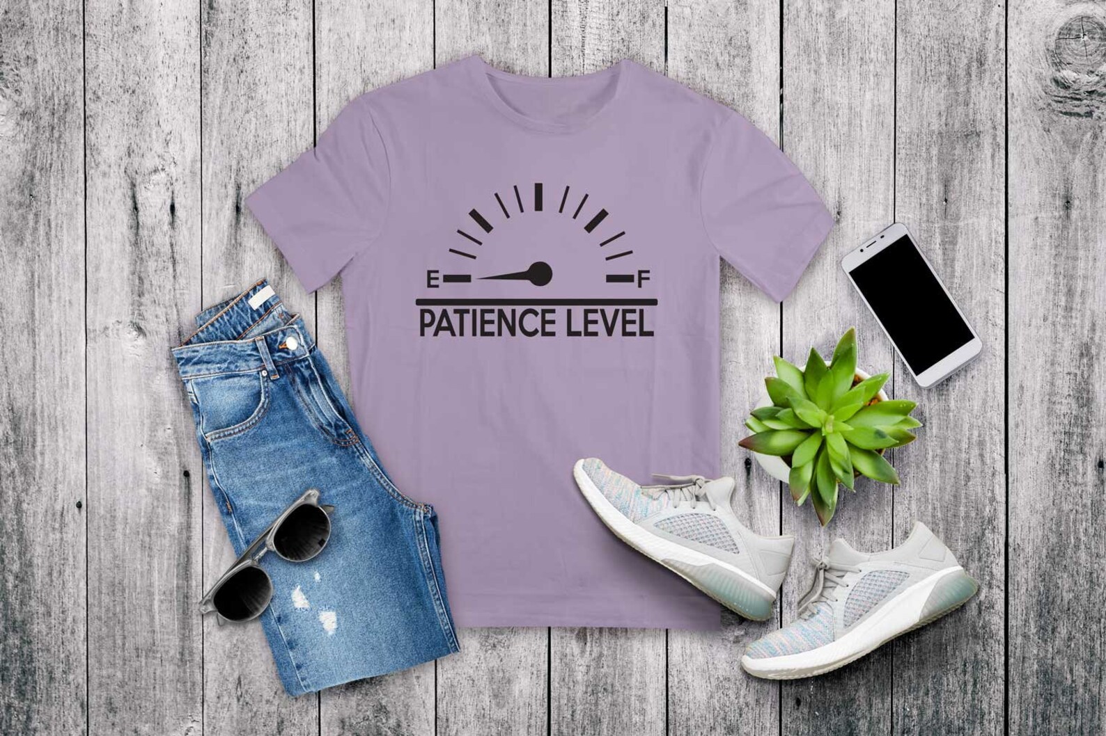 Patience Level Empty SVG: Shirt & Tote Design (digital Download) - Etsy