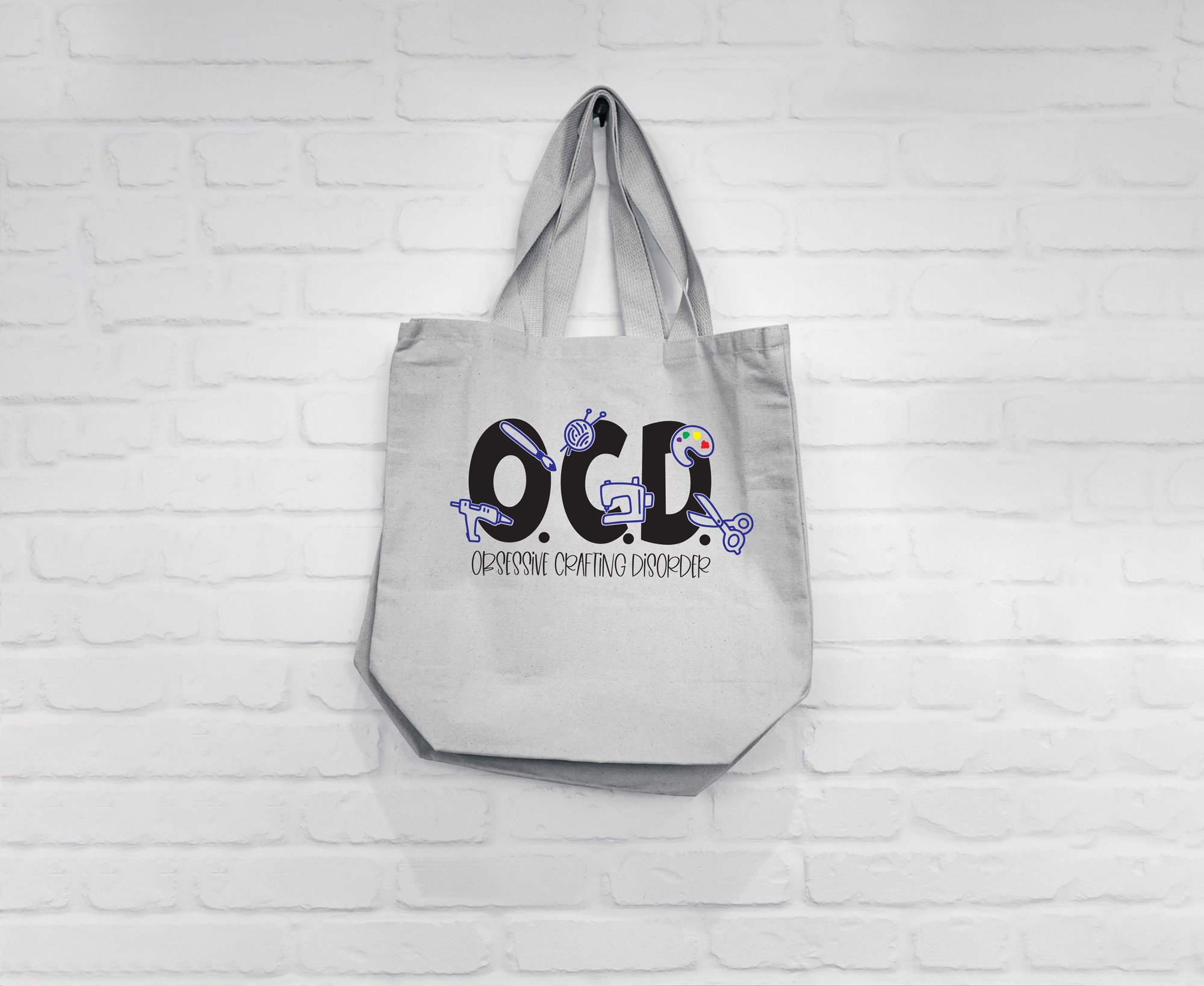 OCD Obsessive Crafting Disorder SVG Cut File (digital Download) - Etsy