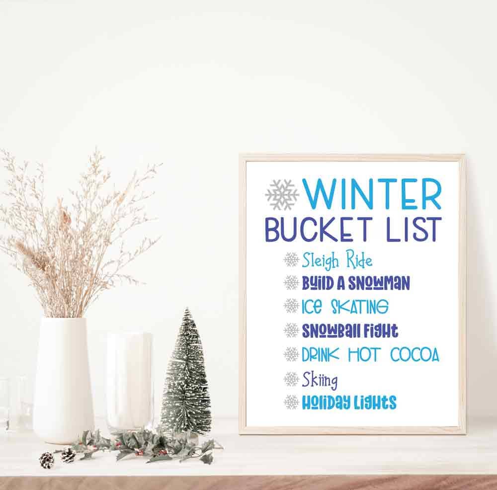 Season Bucket List Signs SVG Bundle / Sign Bundle - Etsy