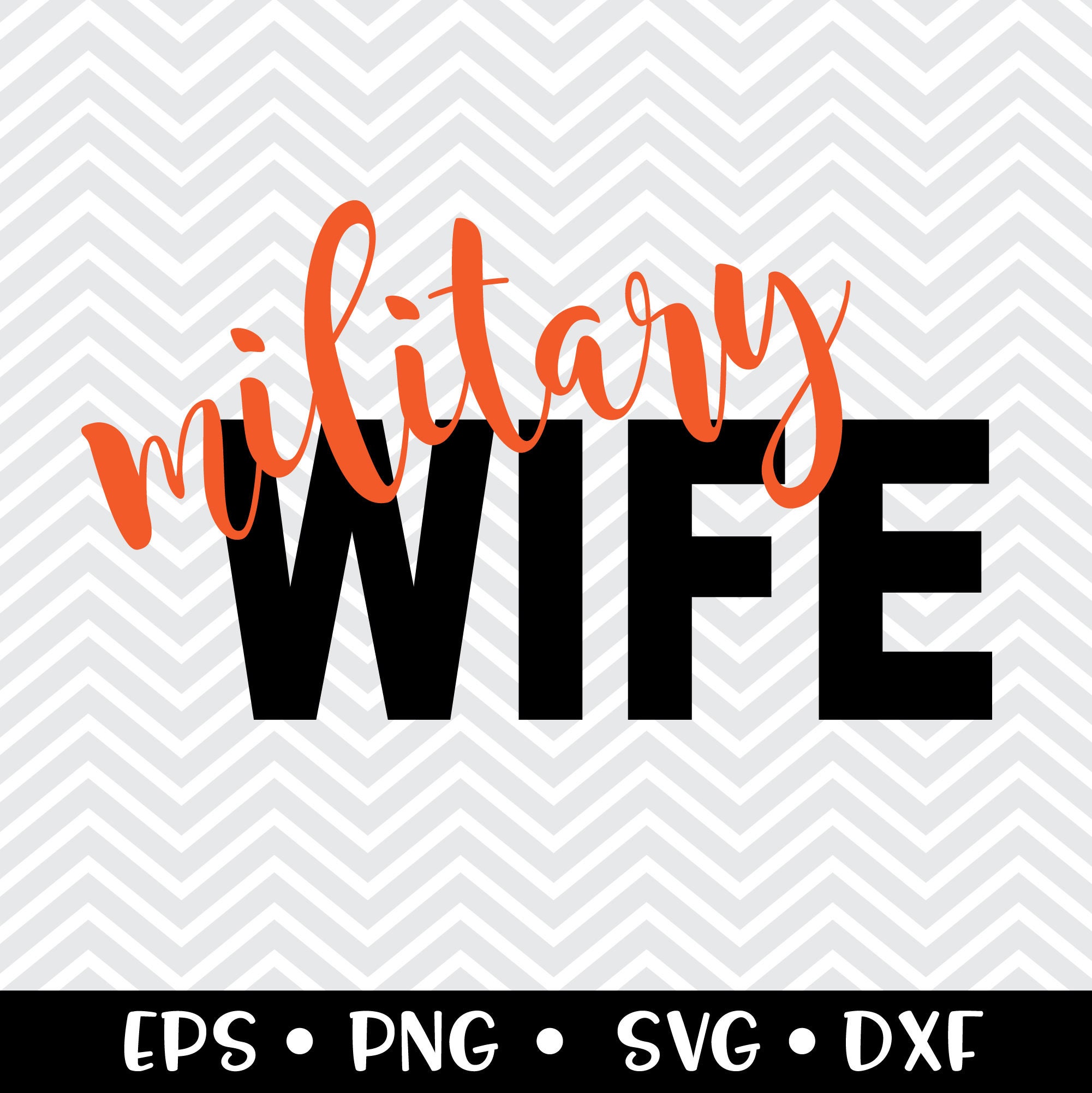 Military Wife SVG / Army / Navy / Air Force / Defense / National Guard ...