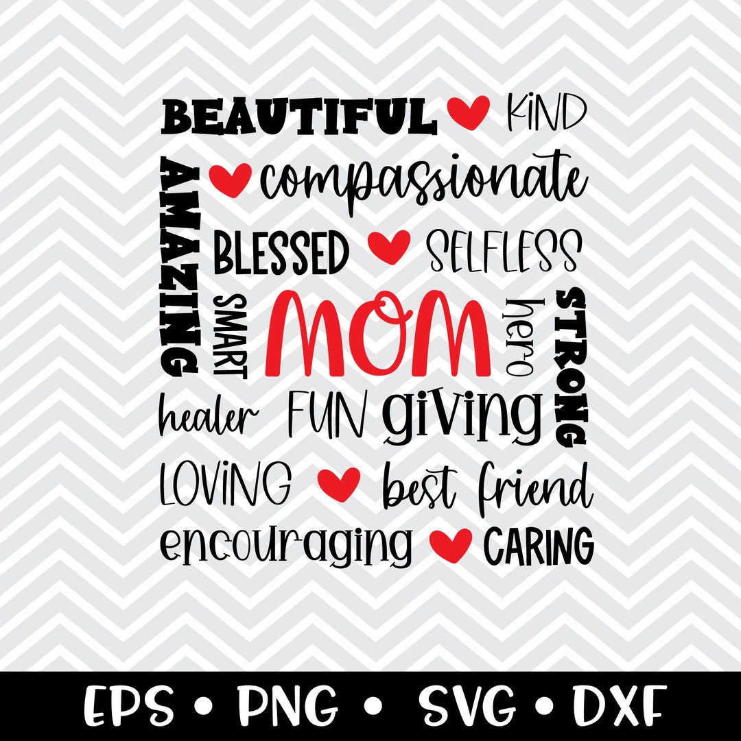 Mom Traits SVG / Mother's Day / Shirt SVG - Etsy