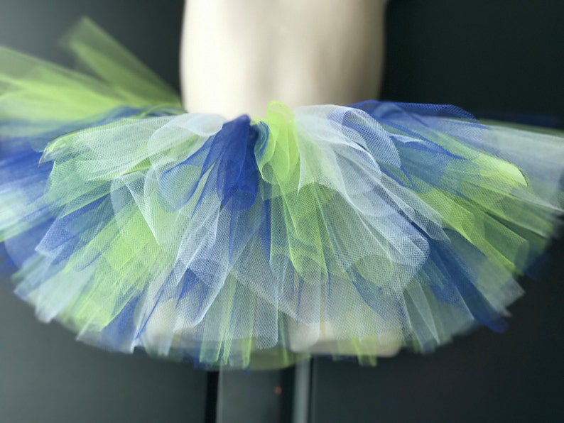 Seahawks Tutu Multi Color Royal Childrens Sizes - Etsy
