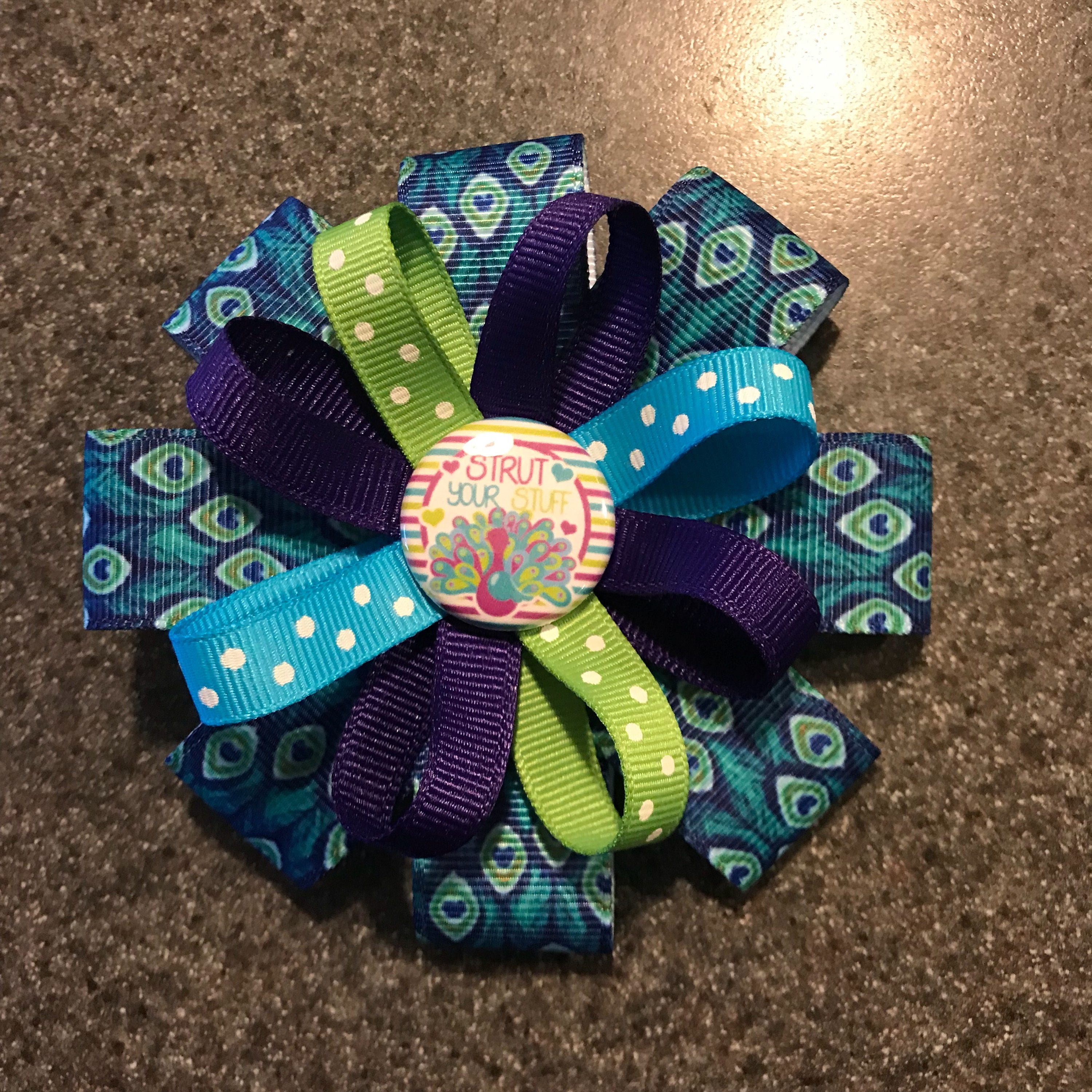 Pretty as a Peacock strut Your Stuff - Etsy