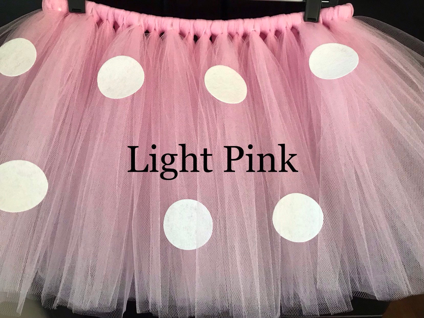 Adult Minnie Mouse Tutu Pink With White Polka-dots | Etsy