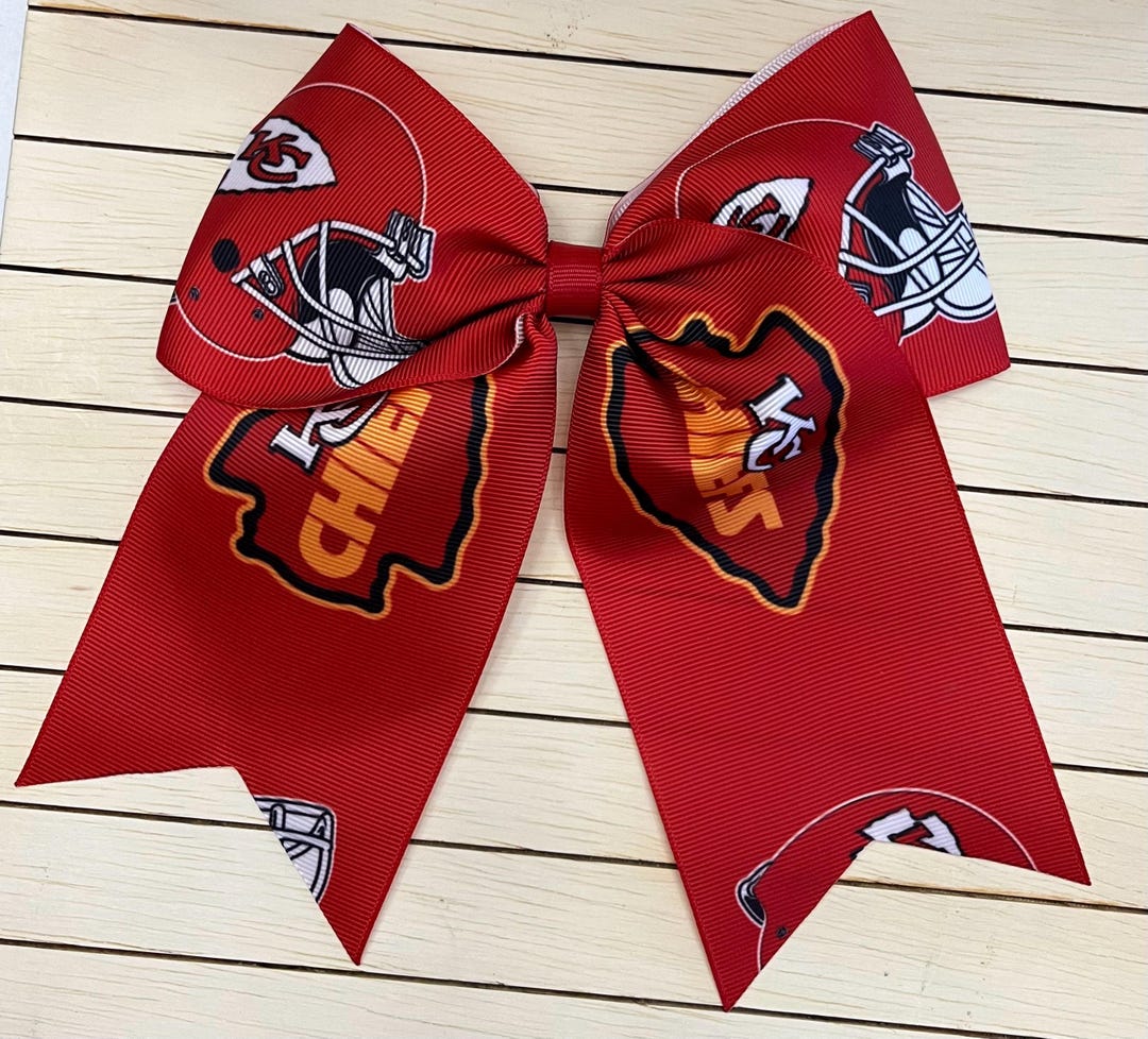 Kansas City Chiefs New! Red - 6" Cheer Style Bow - Choose Your Favorite ...