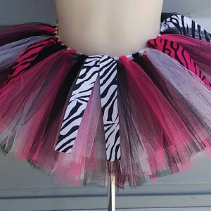Pink Zebra Tutu - Ages 0-10 Yrs - Etsy