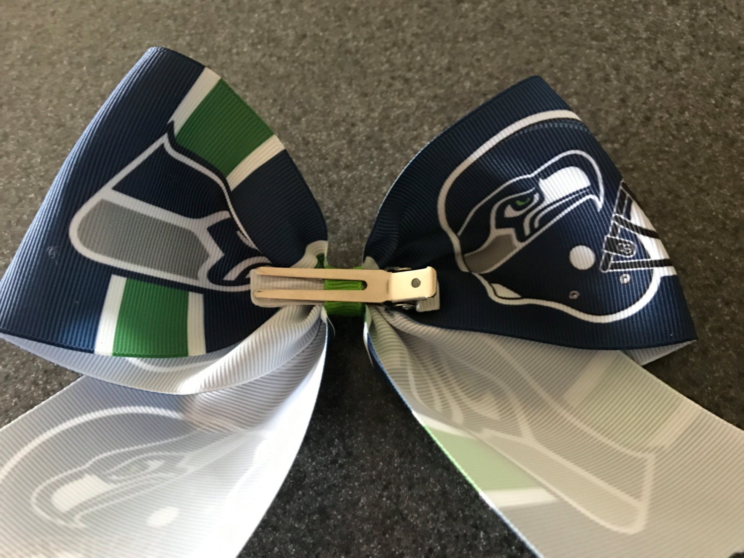 Seahawks Inspired 6 Cheer Style Bow - Etsy