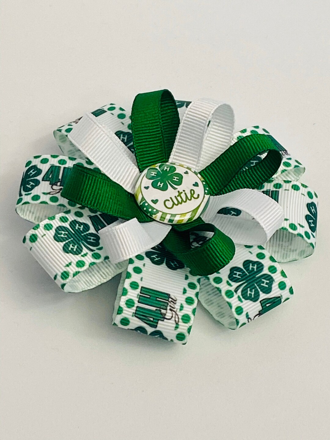 4H Hair Bow or Headband - Etsy