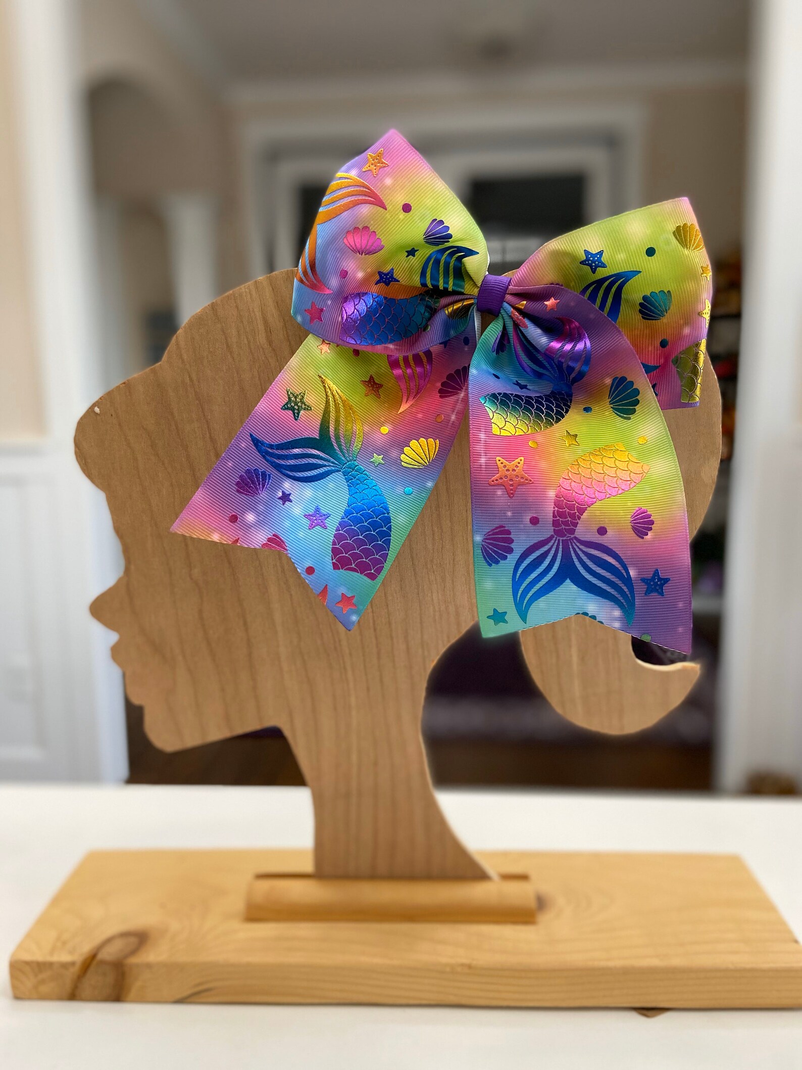 Mermaid Tails and Shells 6 Cheer Style Bow Choose - Etsy