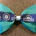 Seattle Mariners Navy/teal Boutique Hair Bow or Headband 2 - Etsy