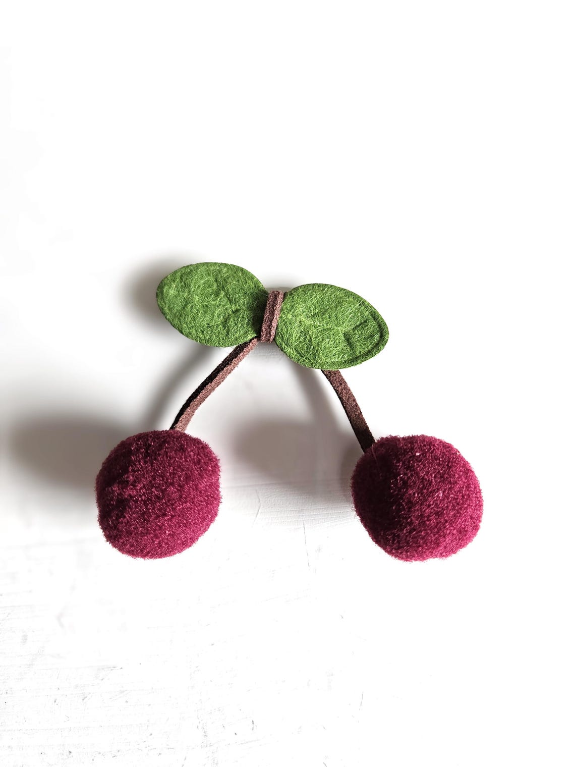 Pompom Cherry Garland Red or Pink Felt SUMMER DECOR 2m Long - Etsy
