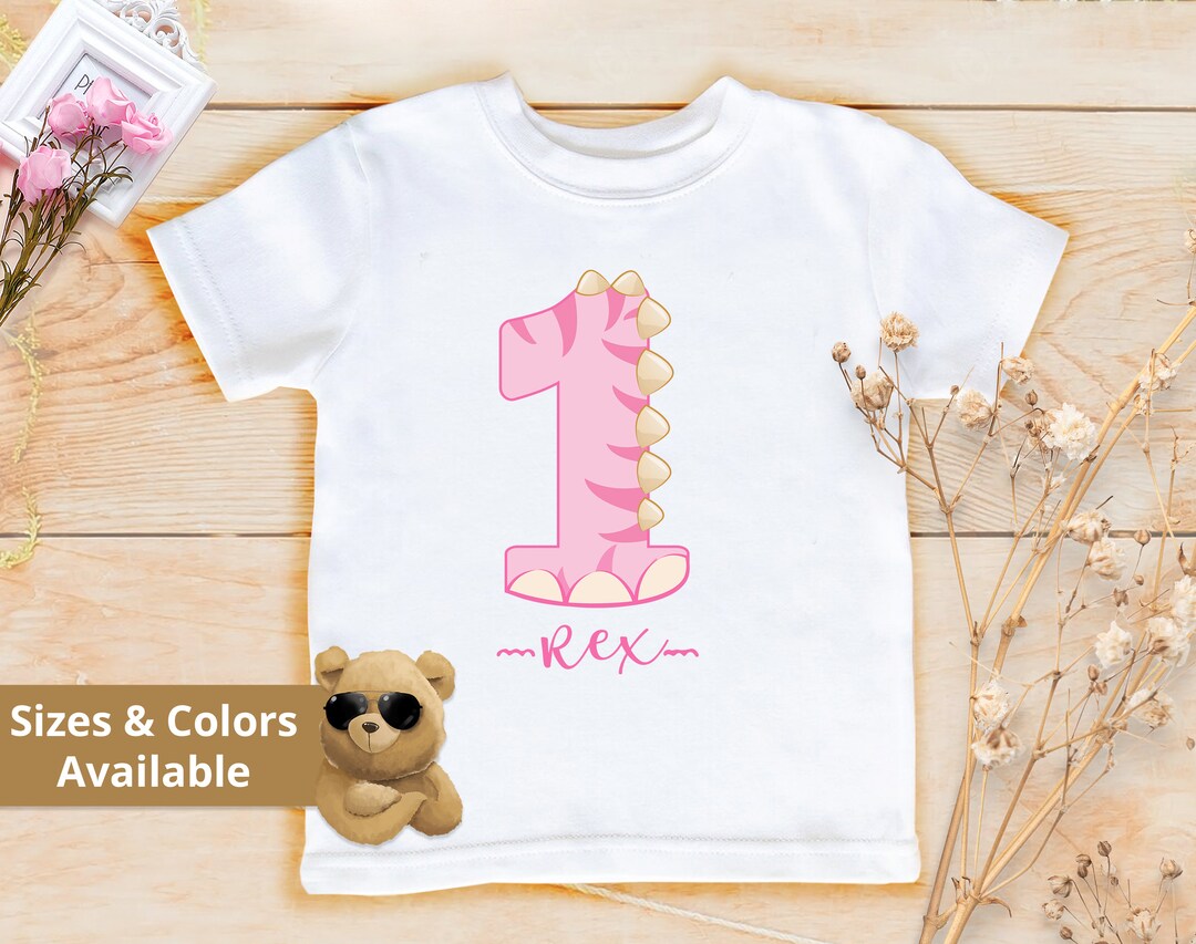 Dinosaur First Birthday Shirt | Dinosaur 1st Birthday Tee Shirts ...