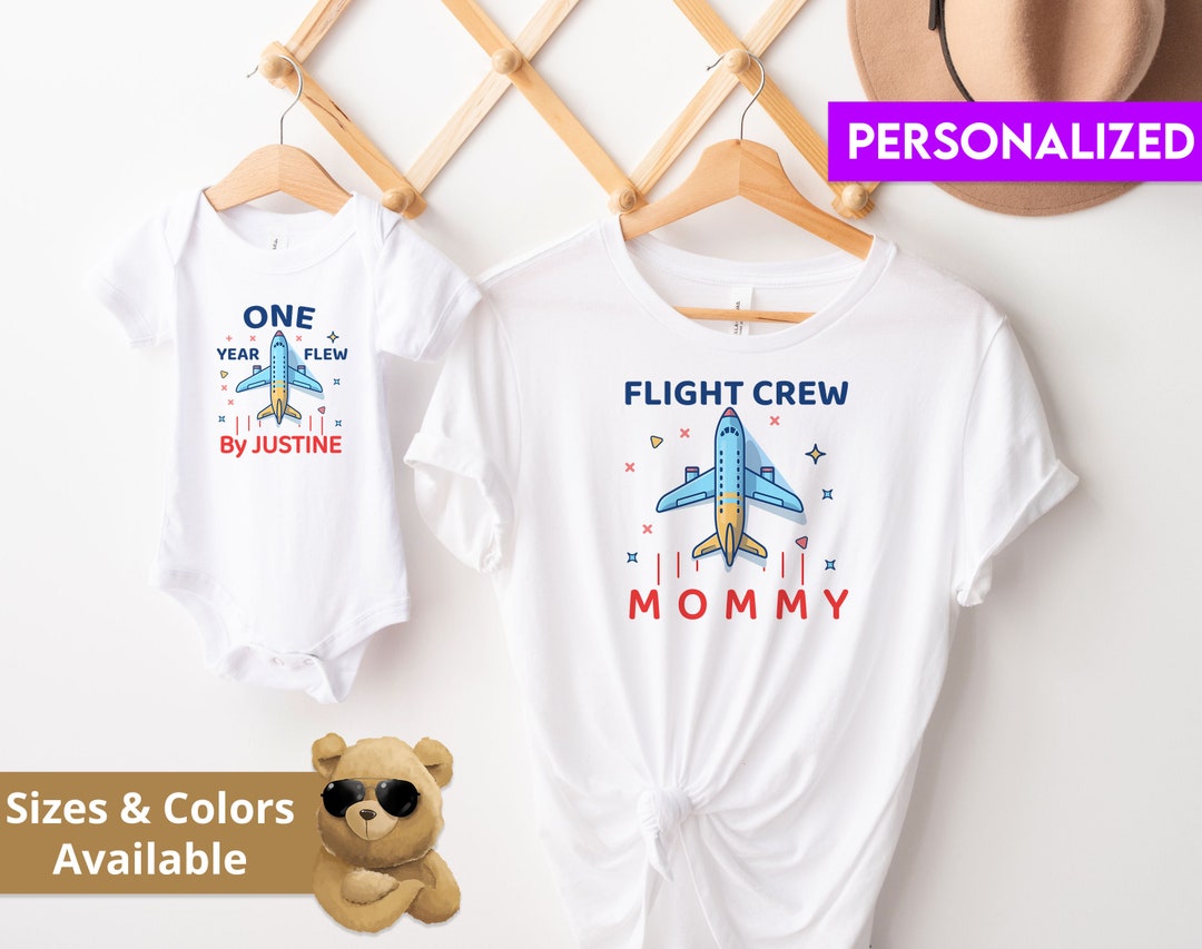 Flight Crew Shirt, Custom Co-pilot Matching Shirt, Mommy and Me Outfit ...