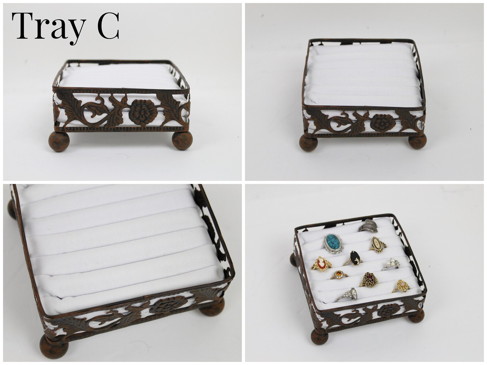 Ring Display Box, Jewelry Tray, Jewelry Organizer Stand, Unique Ring ...