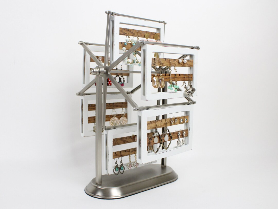 Spinning Earring Display, Ferris Wheel Earring Holder, Unique Earring ...