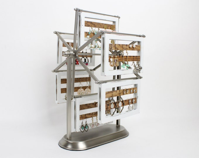 Spinning Earring Display, Ferris Wheel Earring Holder, Unique Earring ...