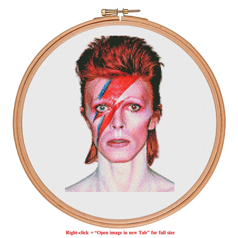 Bowie Cross Stitch - Etsy