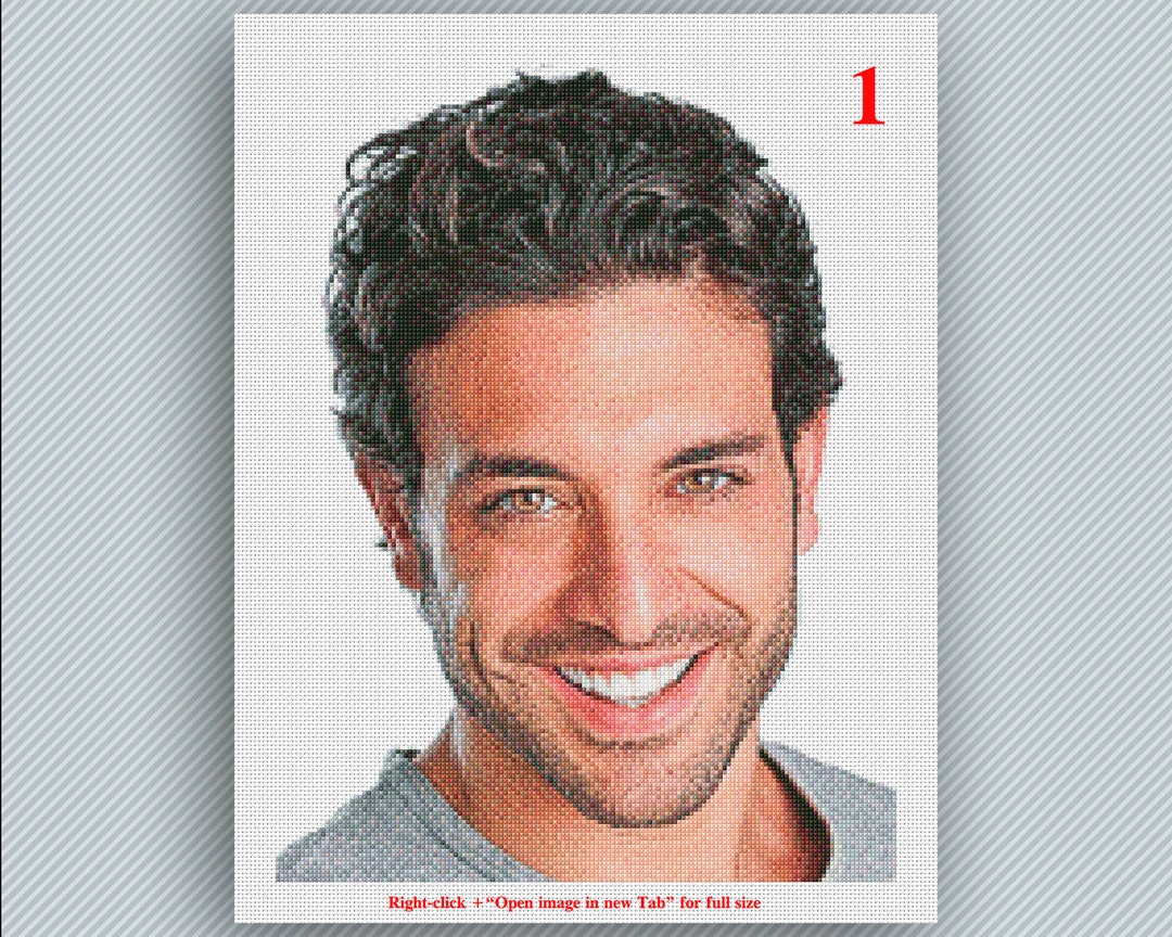 Custom Made Cross Stitch Pattern - Photo Realistic Cross Stitch Pattern ...