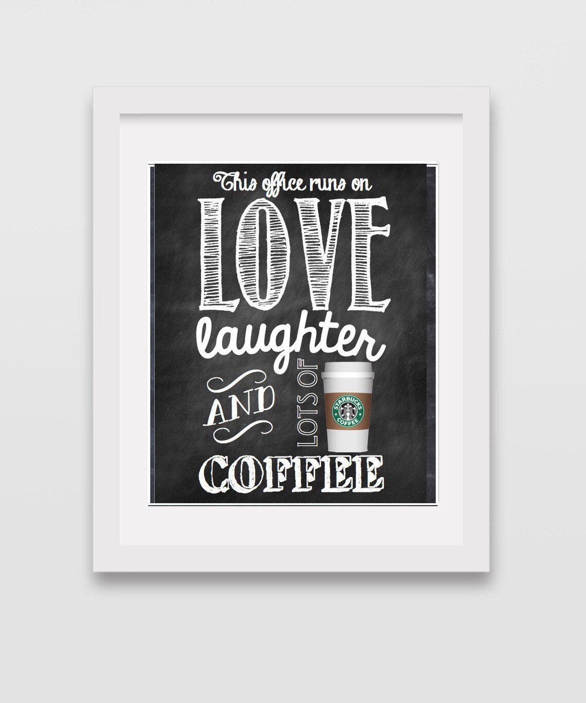Office Sign // Office Decor // Work Sign // Coffee Sign // This Office ...