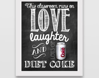 Customized This Classroom Runs on Love Laughter & Lots of - Etsy