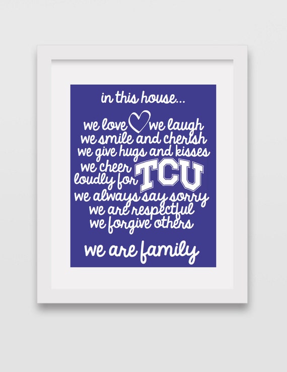 TCU Sign // Texas Christian University Sign // College Sign // - Etsy