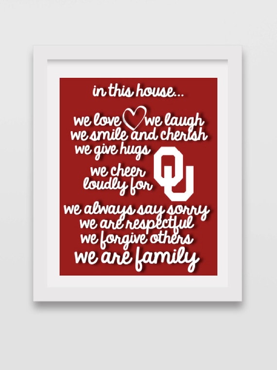 OU Sign // University of Oklahoma Sign // College Sign // - Etsy