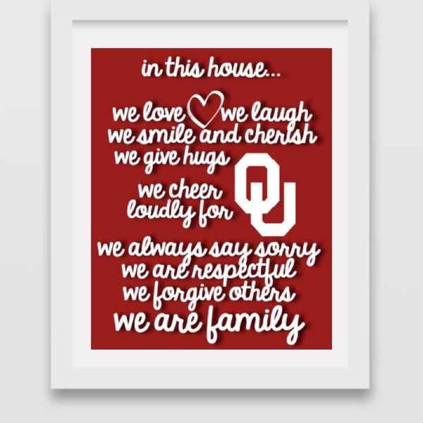 Ou Sign - Etsy