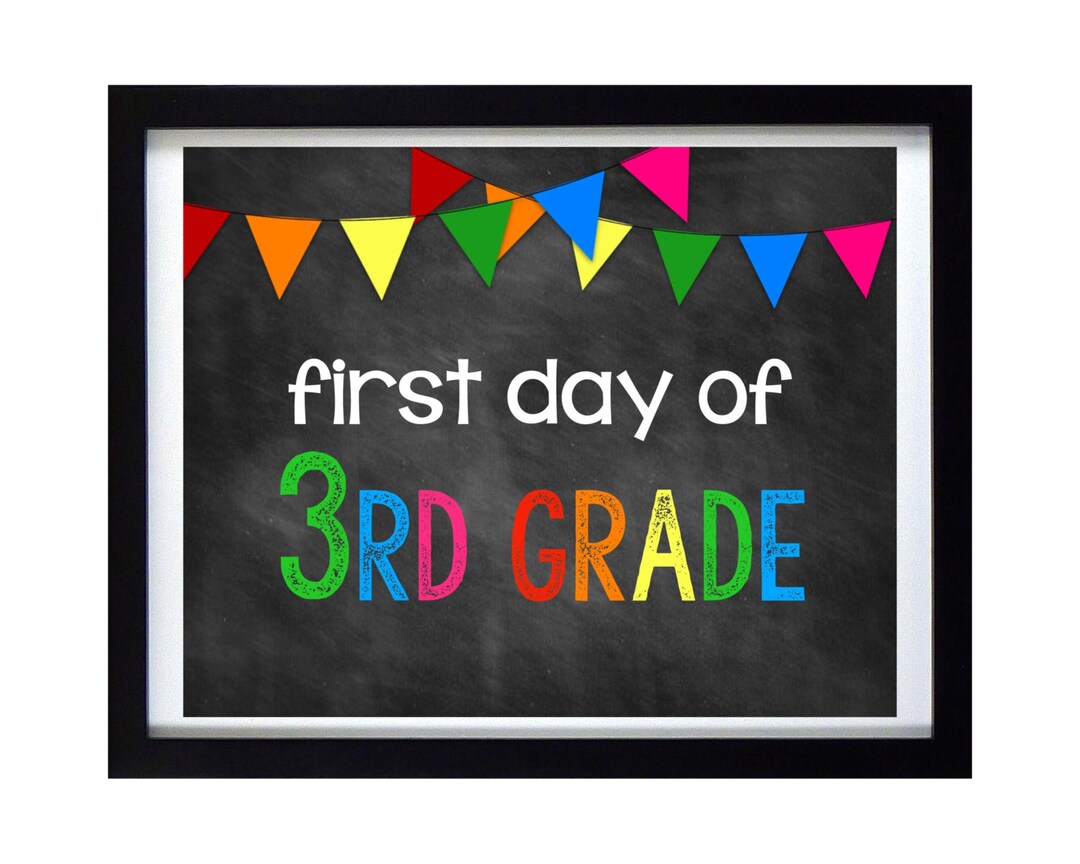 Back to School Sign // First Day of School Sign // Personal Sign ...