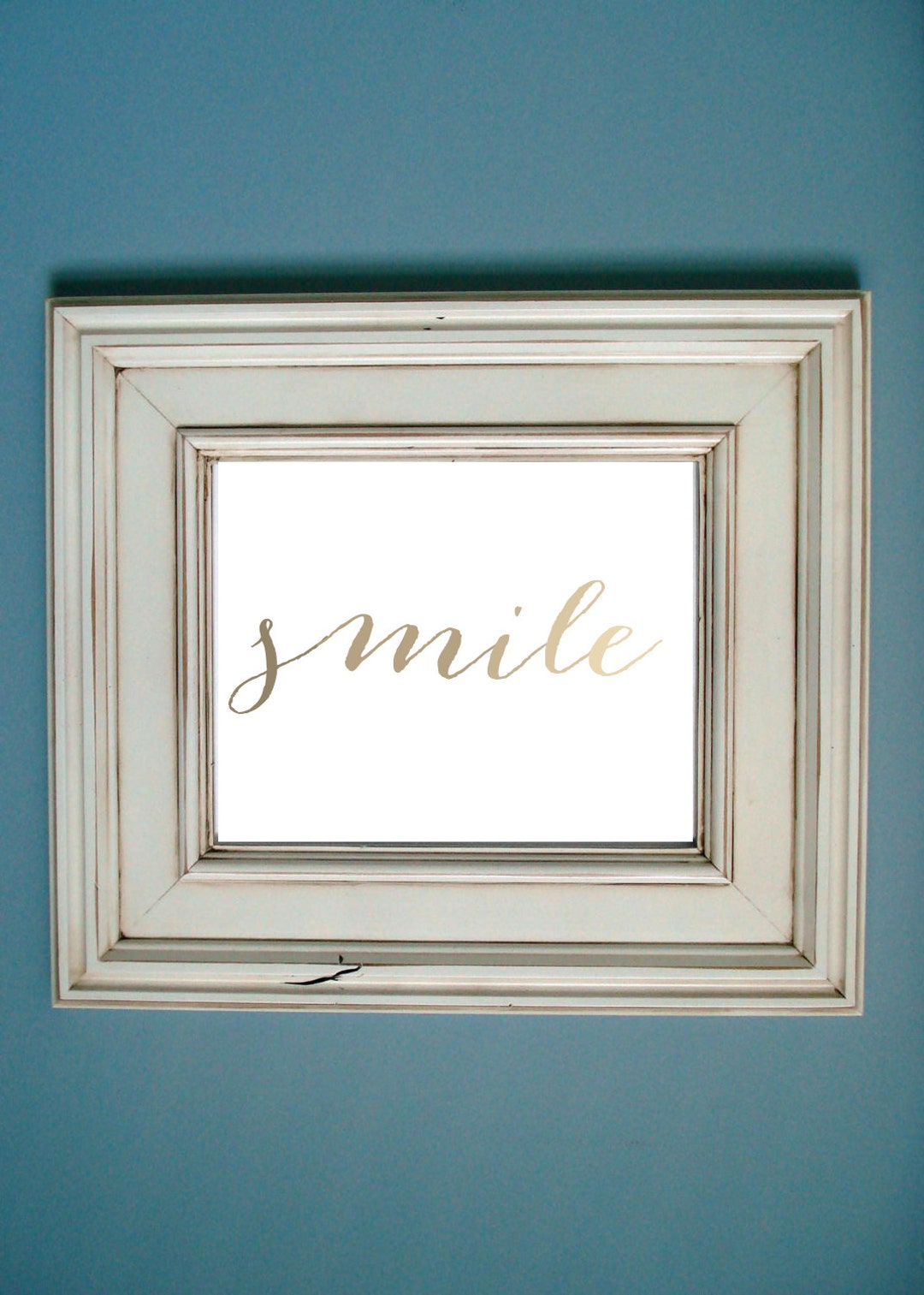 Smile Sign // Happy Sign // Simple Sign // Wall Art // Wall Gallery ...
