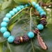Essential Oil Diffuser Aromatherapy Bracelet - Turquoise Howlite - Etsy