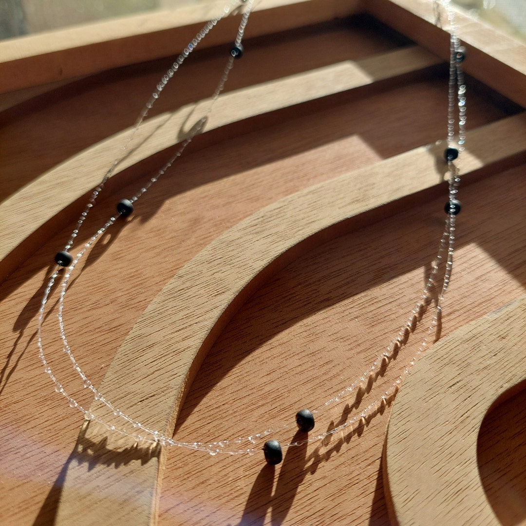 Custom Two Strand Resin Dewdrop Necklace - Build Your Own Adventure - Etsy