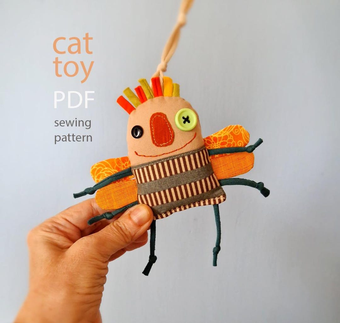 Fly Cat Toy Sewing Pattern, Gifts for Cat Owners - Etsy