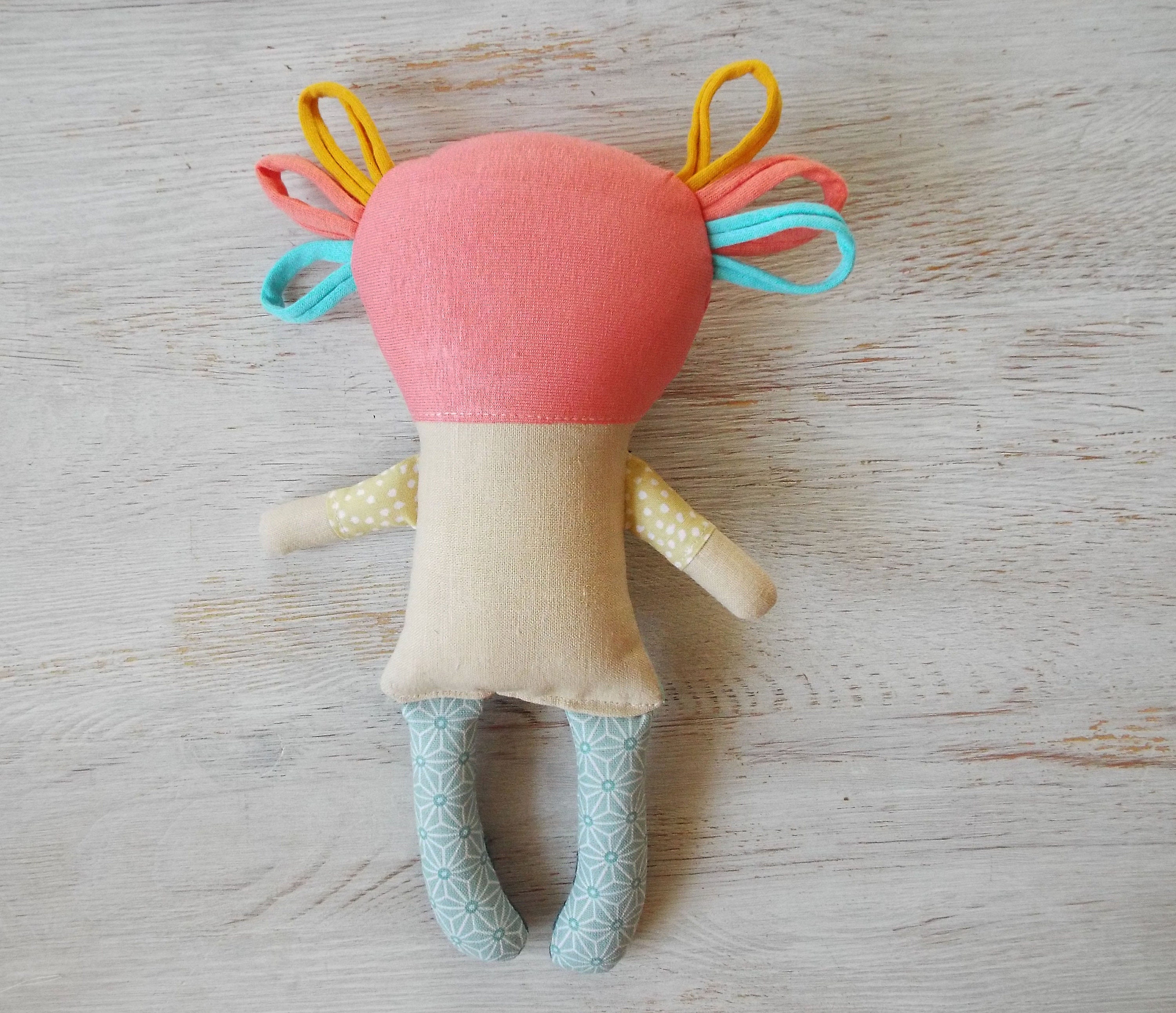 DIY Mini Doll Sewing Pattern Stuffed First Doll PDF Gift for - Etsy ...