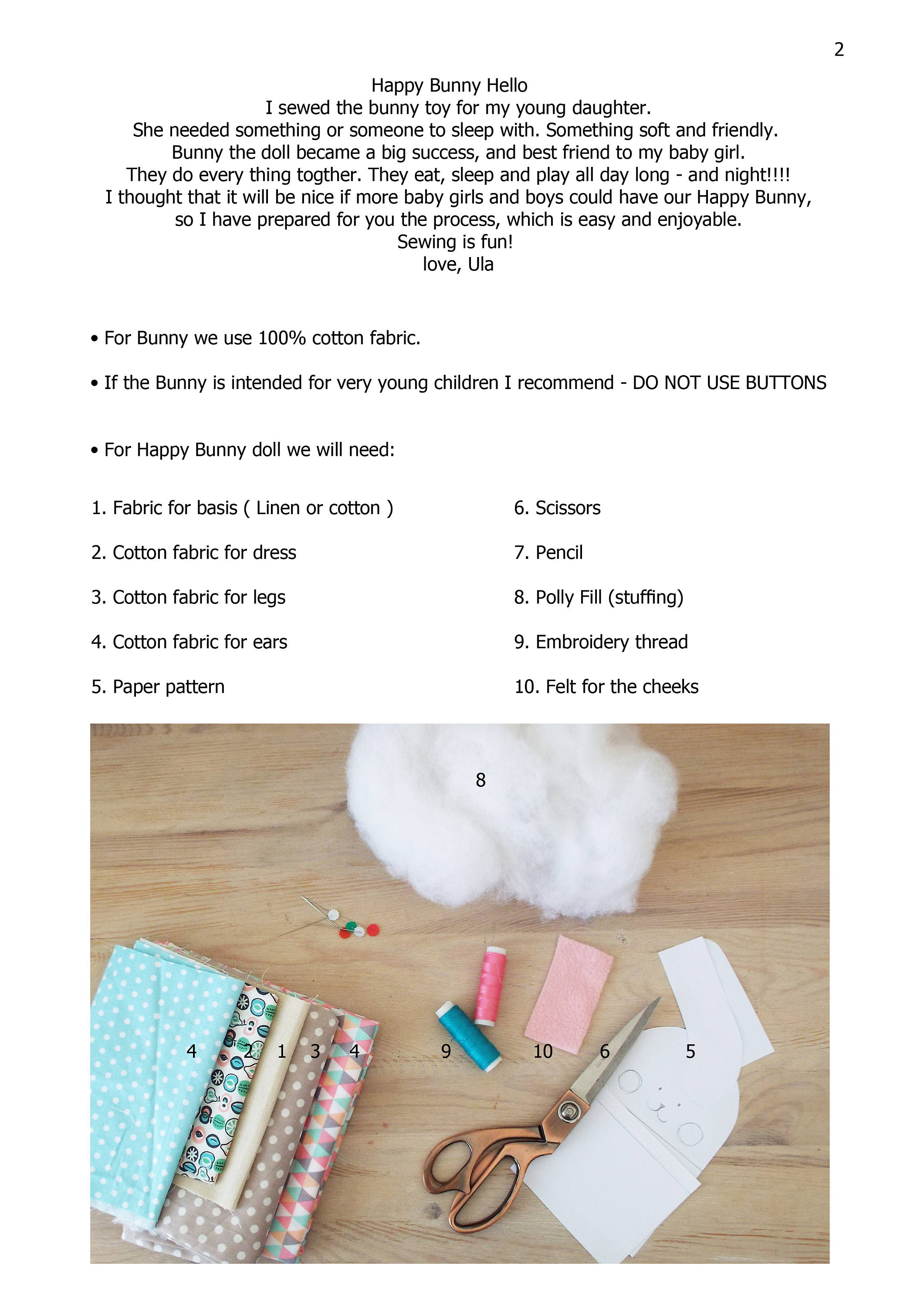 DIY Bunny Pattern PDF Make Your Own Woodland Plush Toy Bunny | Etsy