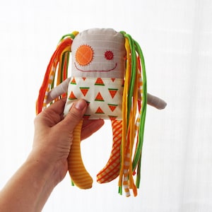 Pattern Little Monster Doll DIY, Textile Stuffed Small Fabric Monster ...