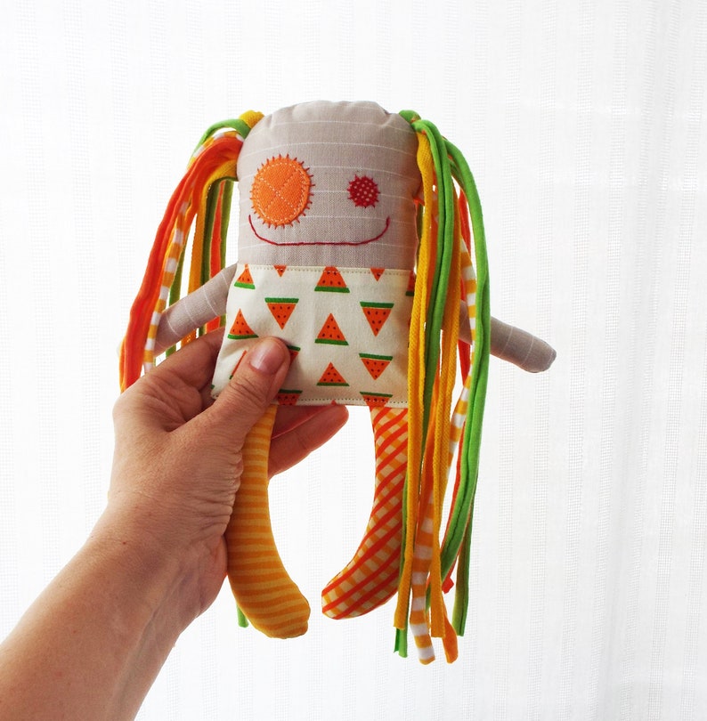 Monster Doll Sewing Pattern, Textile Stuffed Toy (PDF Pattern) - Etsy