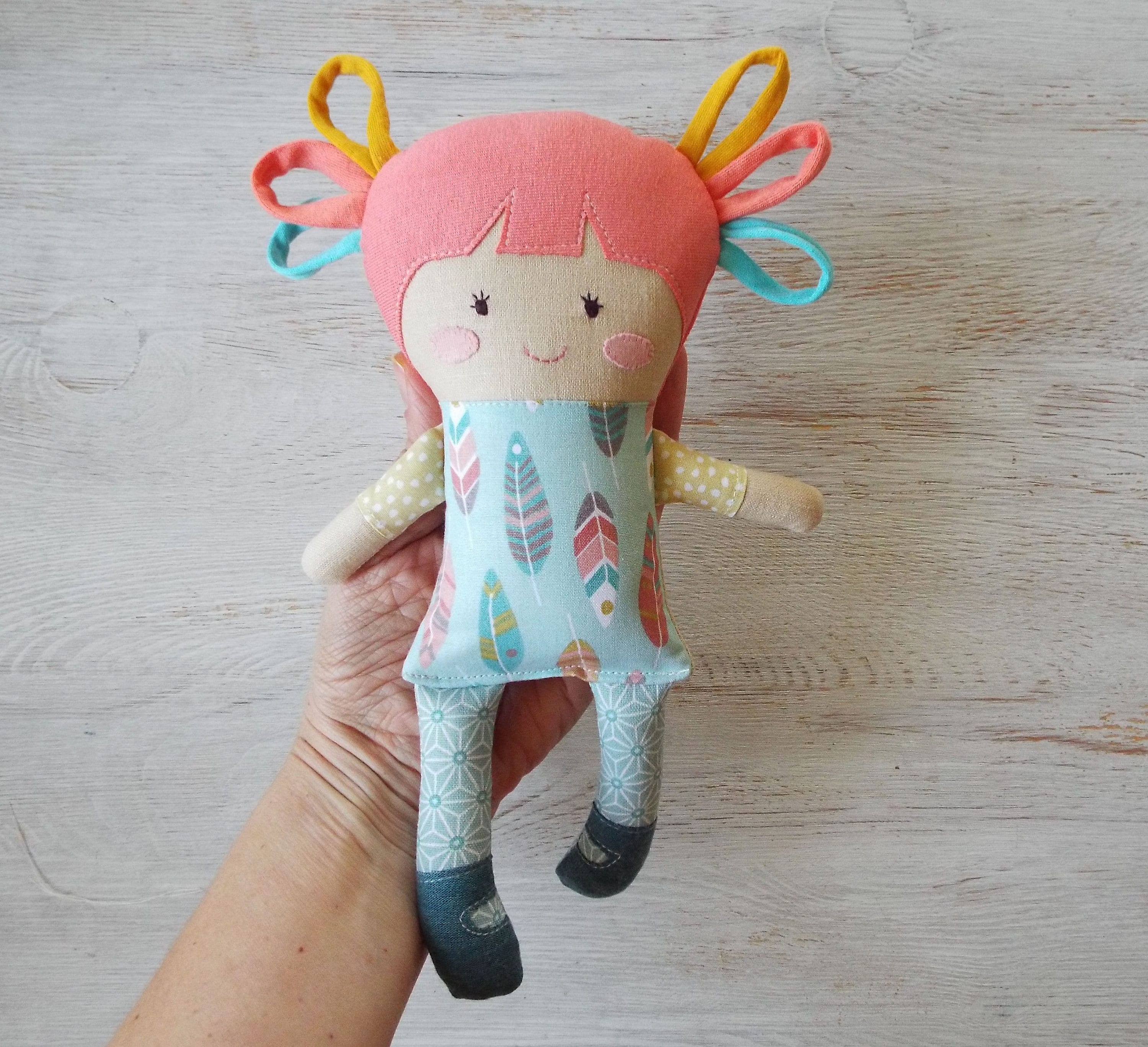 DIY Mini Doll Sewing Pattern Stuffed First Doll PDF Gift for - Etsy ...