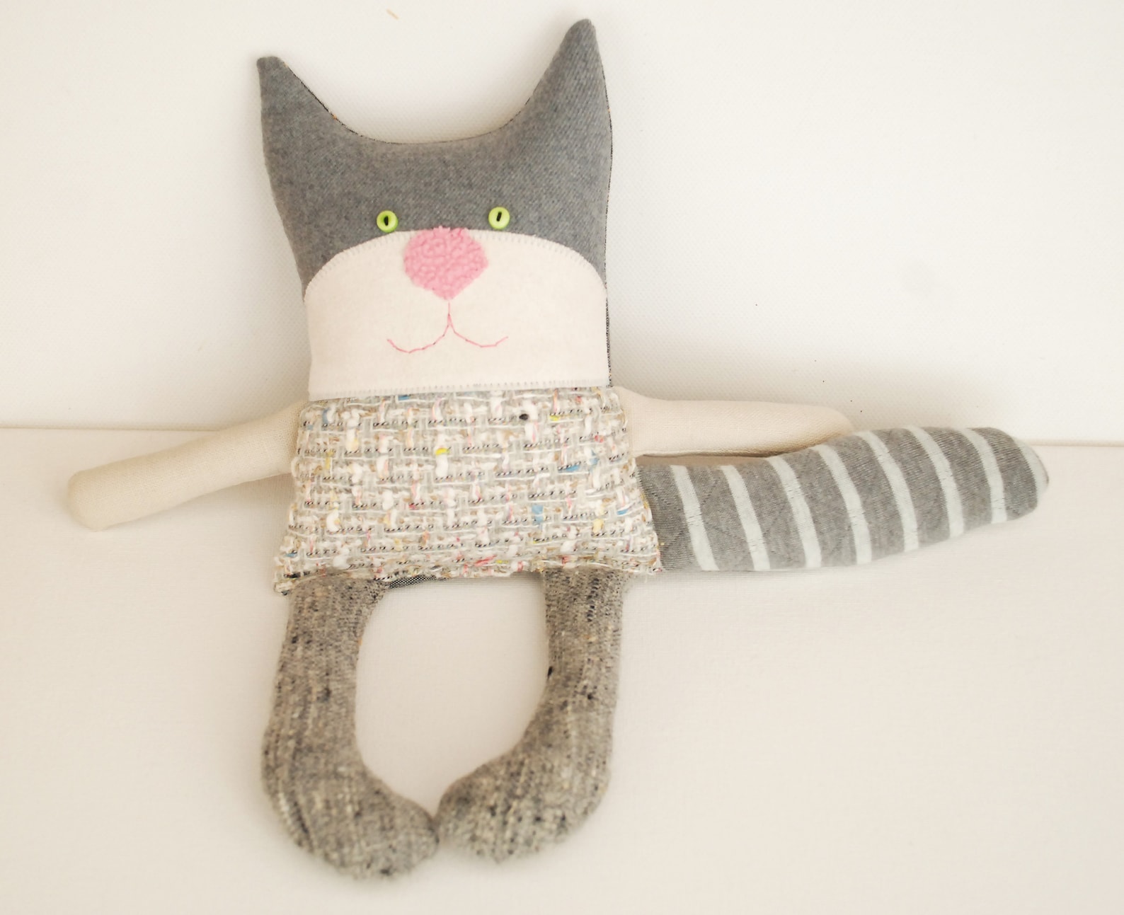 Rag Cat Doll Pattern Sewing PDF Handmade Cloth Doll Pattern - Etsy