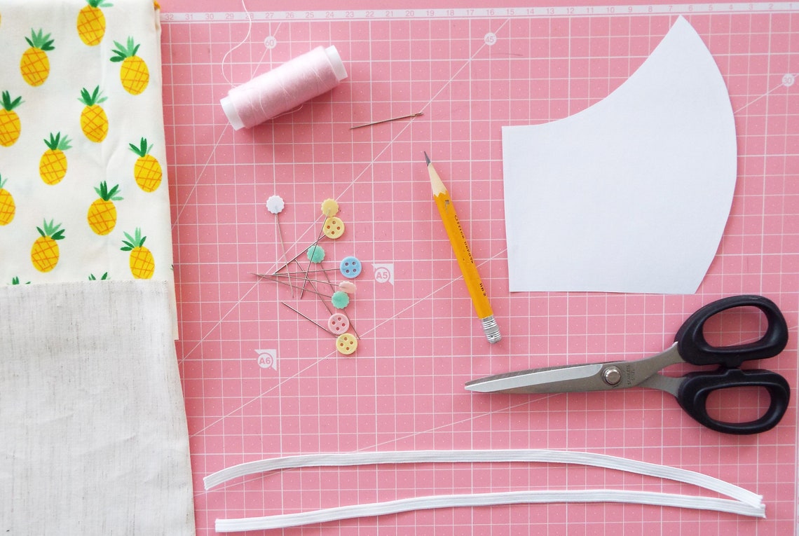 Washable Face Mask Pattern PDF Sewing 3 Size for Family to - Etsy