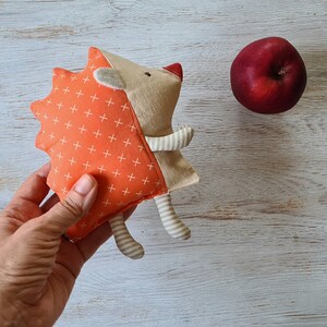 Stuffed Hedgehog Pattern Sewing Rag Spines Toddler Toy Handmade DIY ...