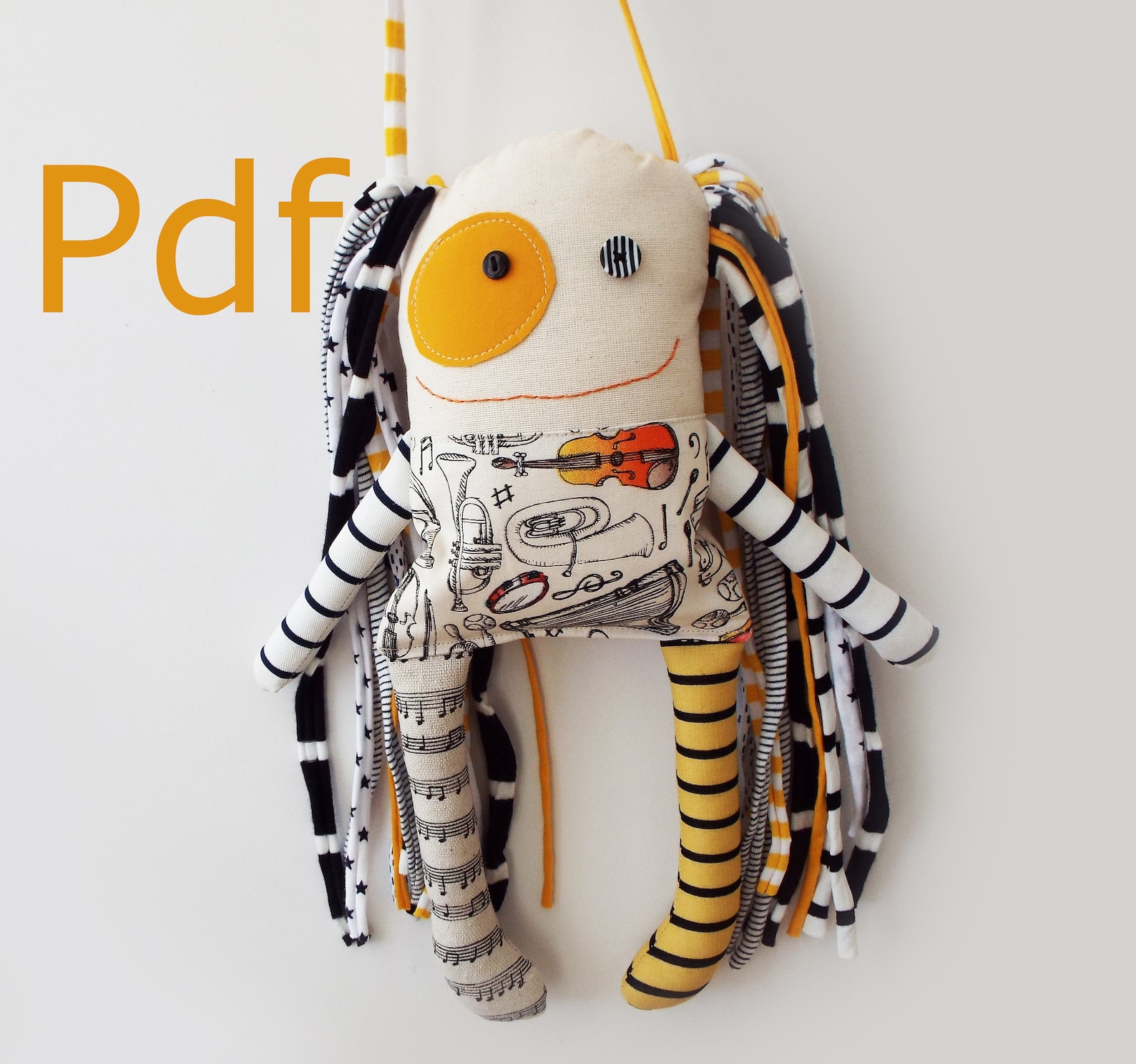 Worry Dolls Pdf Sewing Pattern. Monster Fabric Doll Pattern. - Etsy